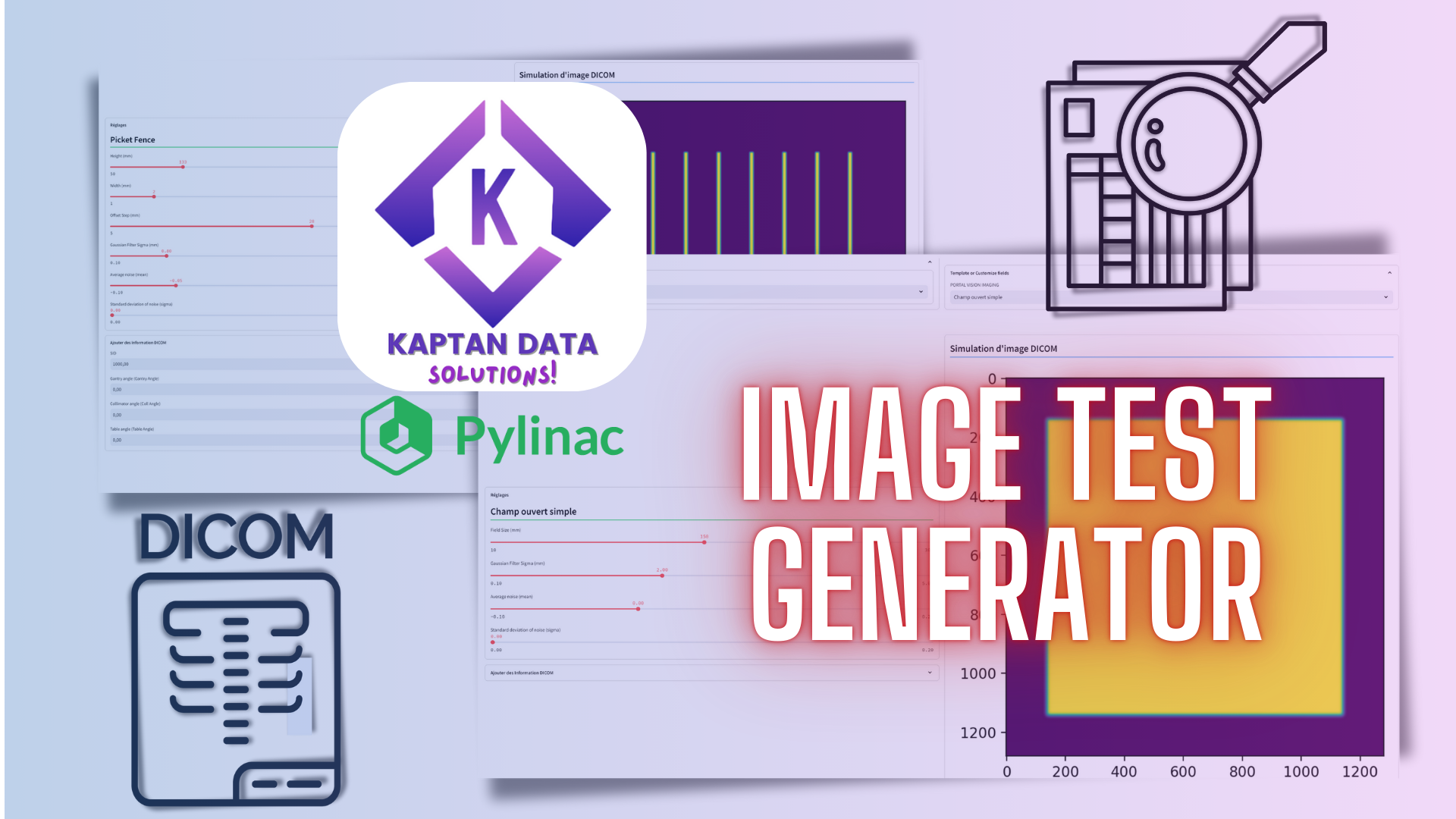 Simulate Medical Imaging for Quality Control with Customizable DICOM ...